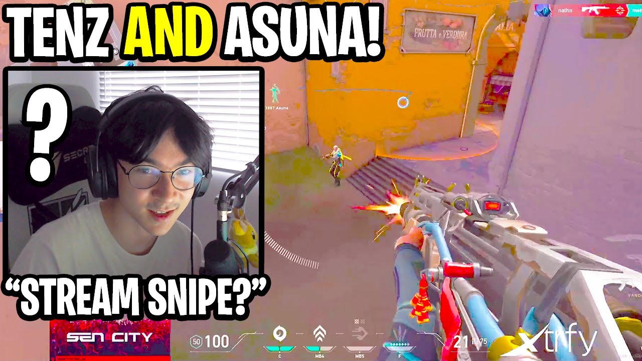 TENZ AND ASUNA PLAYS RANKED TOGETHER WITH V1 ZELLSIS AGAINST STREAM ...