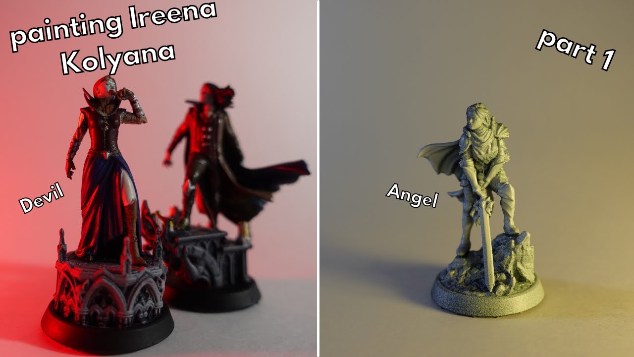 Painting Vampire Bride Ireena Kolyana - Beginner Painting Vlog ...