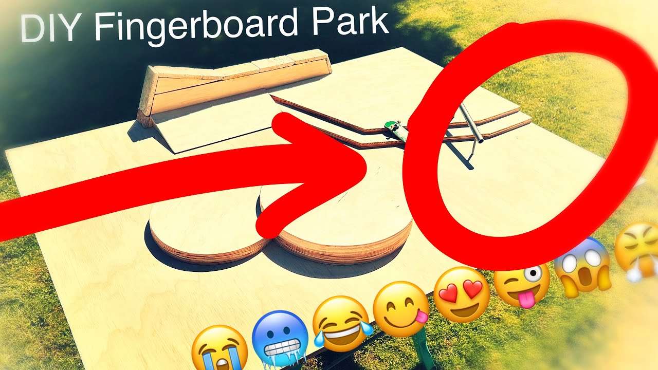 making a fingerboard park - YouTube