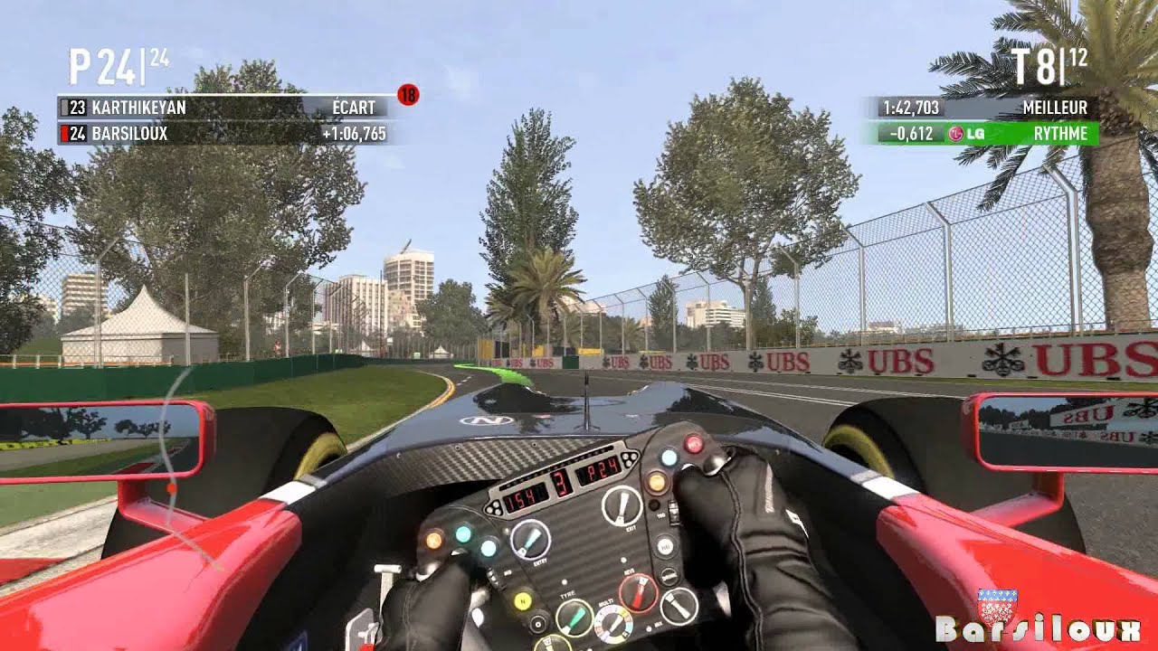 F1 2011 - Pc Gameplay - Melbourne (Australie) 2ème partie Pt3 - YouTube