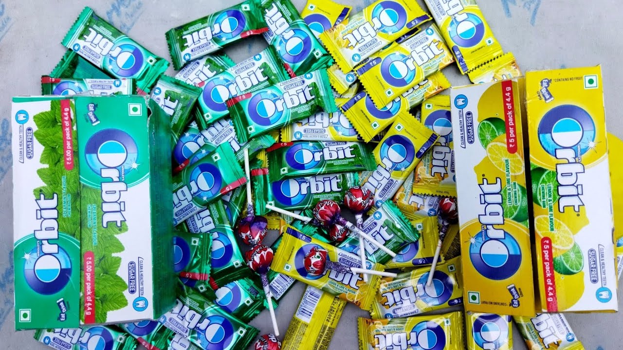 Satisfying video | orbit Chocolate unboxing | Mixing candy Crush video ...