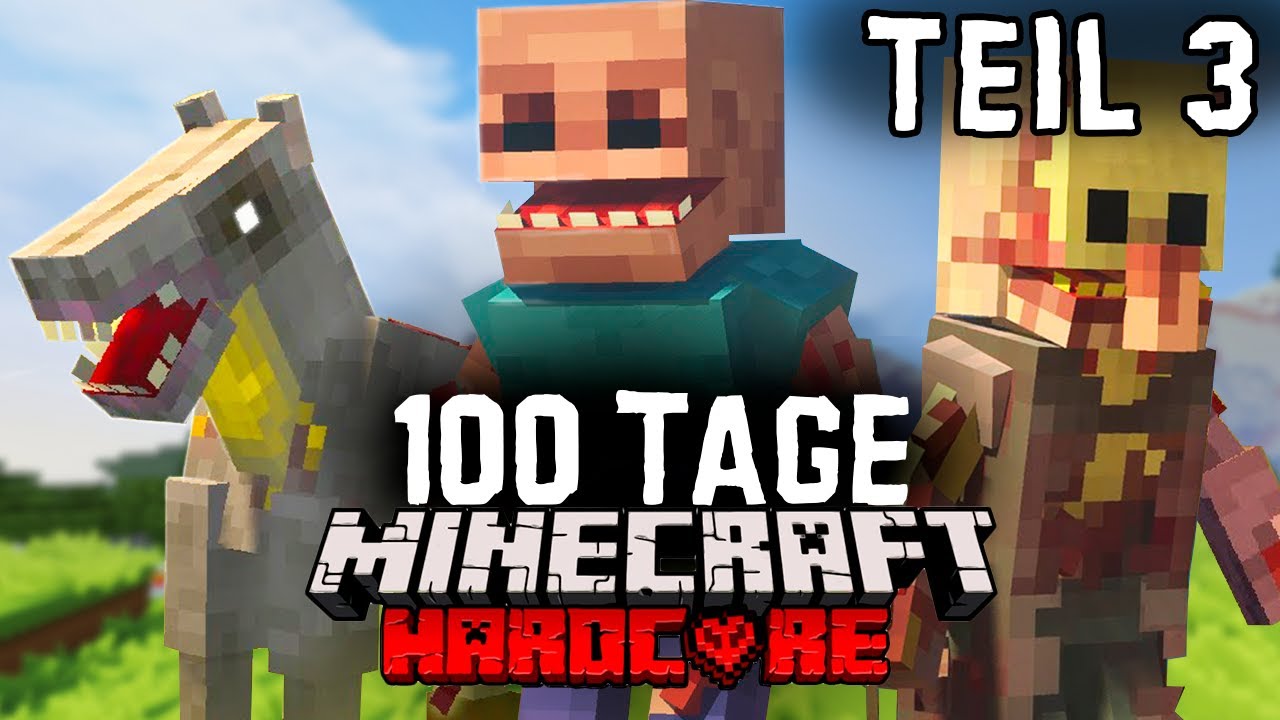 Ich überlebe 100 Tage in einer Parasiten Apokalypse in Minecraft - Teil ...
