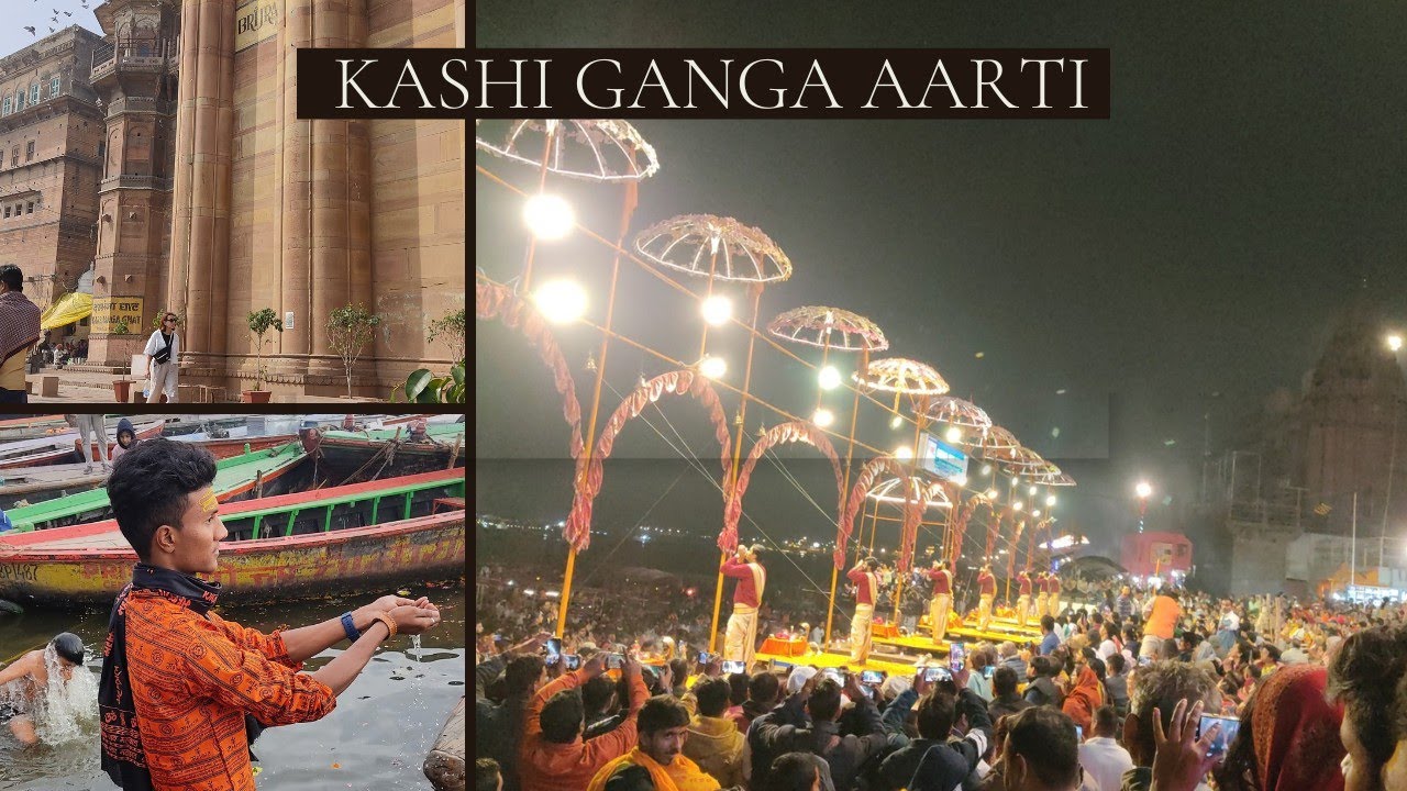 varanasi Ganga Aarti | kashi Assi Ghat ️🙏 | Banaras kashi Vlog ...