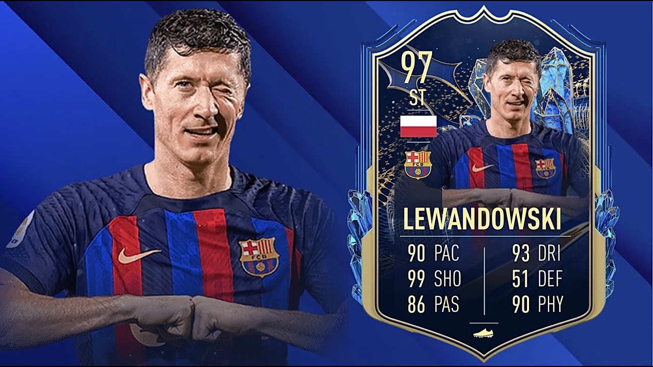 FIFA 23: ROBERT LEWANDOWSKI 97 TOTS PLAYER REVIEW I FIFA 23 ULTIMATE ...