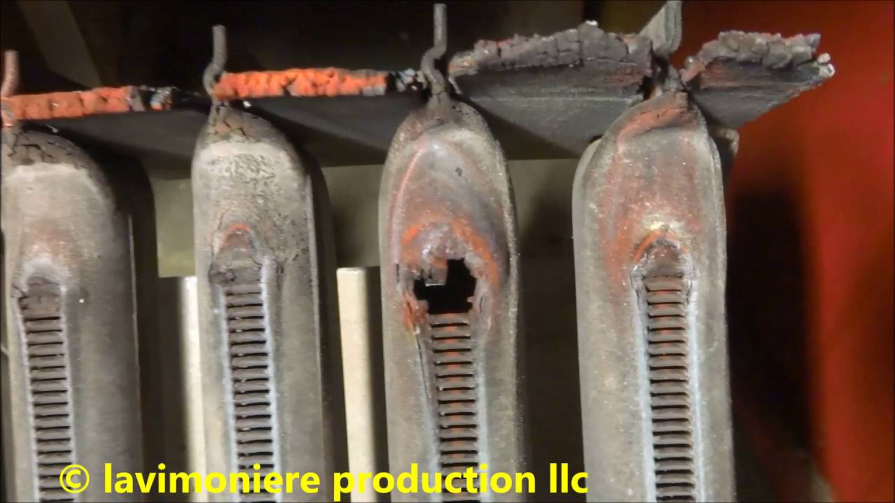 Replaced Thermocouple on H B Smith Gas Boiler found big problem - YouTube