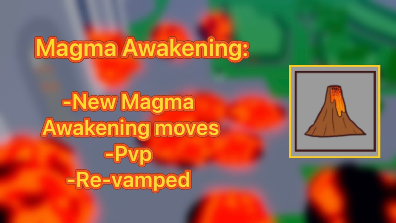 New Magma Awakening Showcase + PvP | Blox Fruits - YouTube