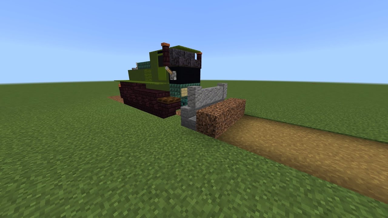 How To Build The M105 DEUCE CEV In Minecraft (1.5:1) - YouTube