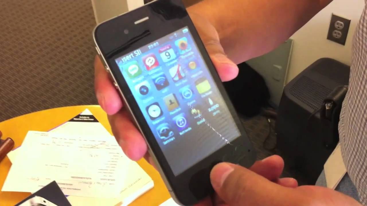 knock-off iPhone 4 - YouTube
