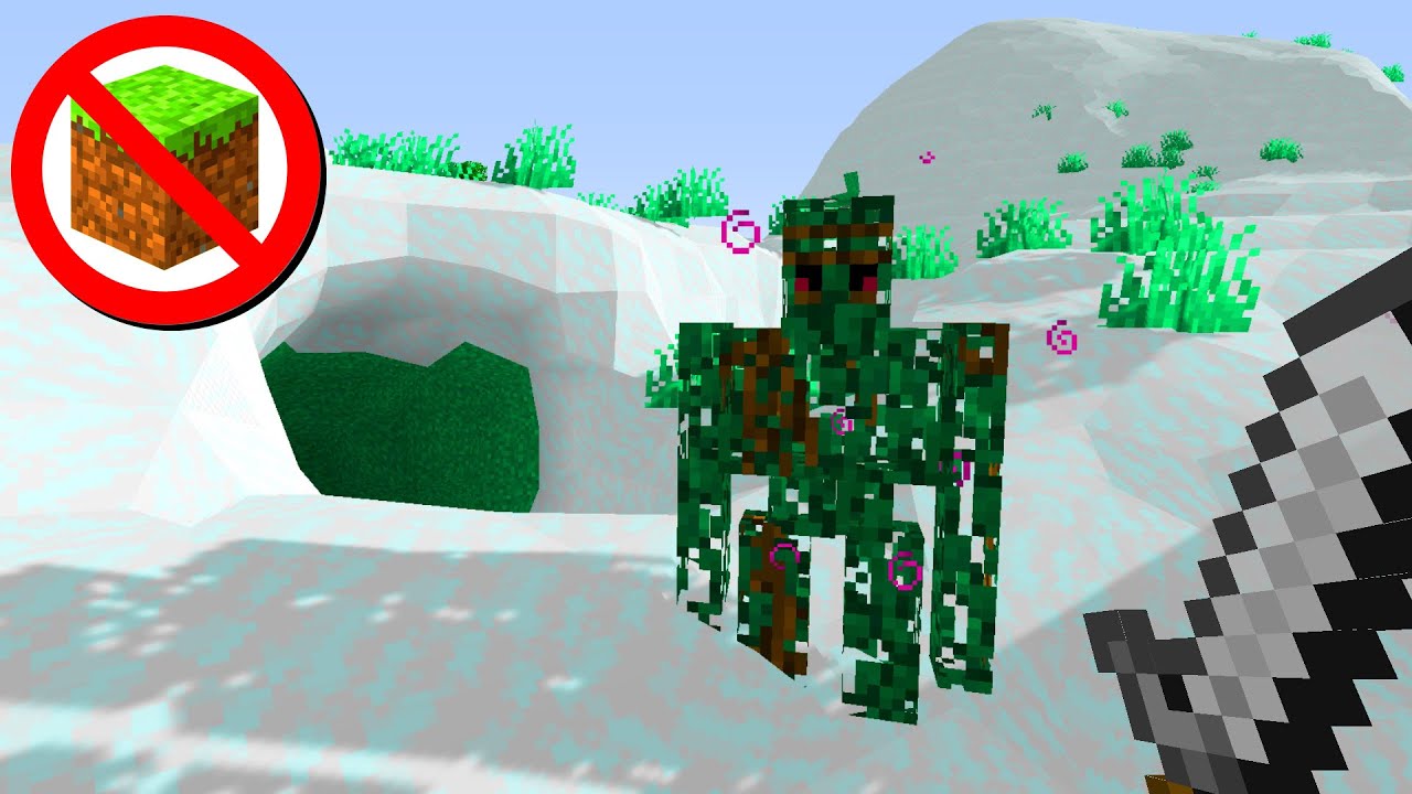 ️Прохожу Майнкрафт БЕЗ БЛОКОВ - Установил Mystic World Mod и заспавнил ...