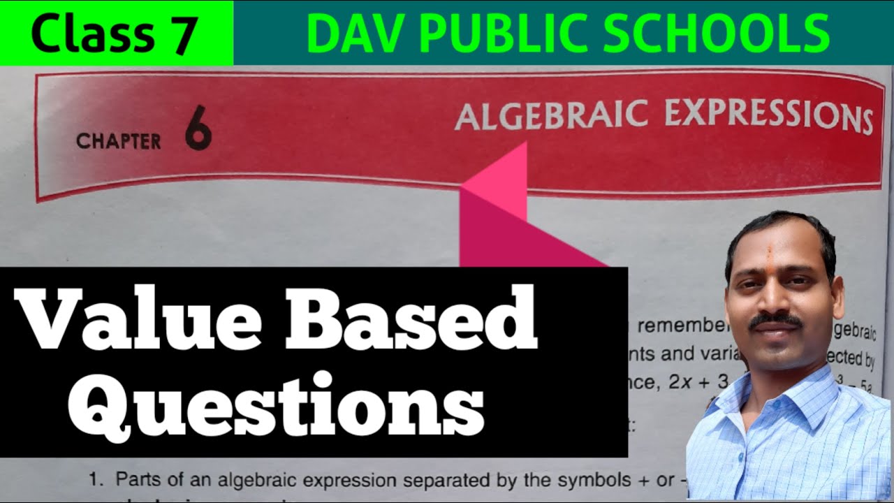 DAV class 7 maths chapter 6 Value Based Questions - YouTube