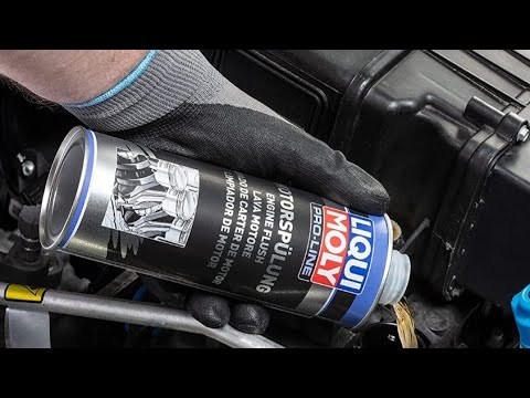 How to do an engine flush properly| Flush the oil twice | liqui moly ...