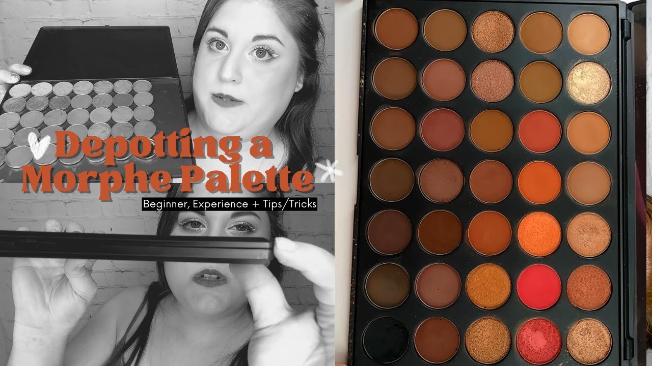 Depotting a Morphe Palette // Behind the Scenes, Experience + Tips ...