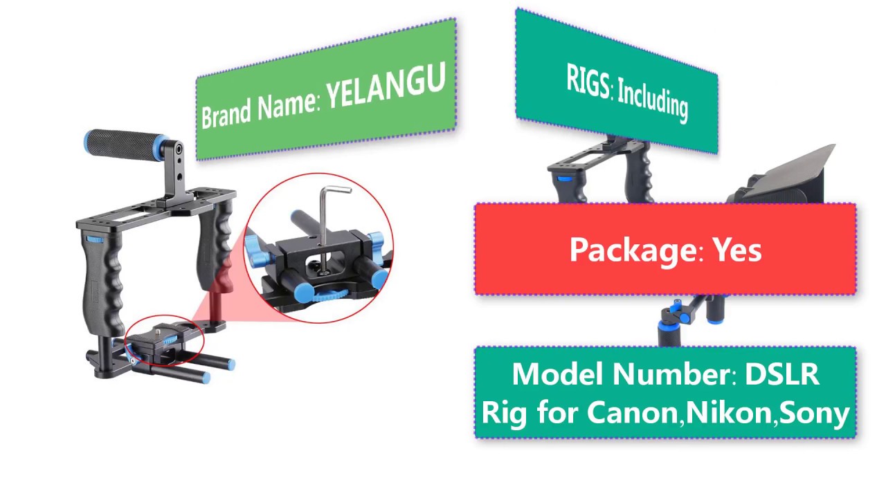 Professional Best DSLR Shoulder Rig Under 150 Dollars - YouTube