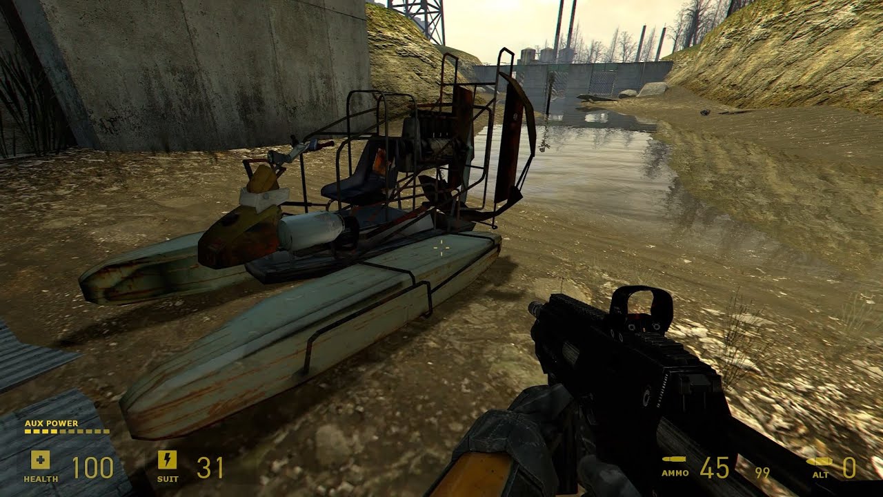 Half-Life 2 "Airboat, Gun, Fun" Walkthrough Part 2 - YouTube