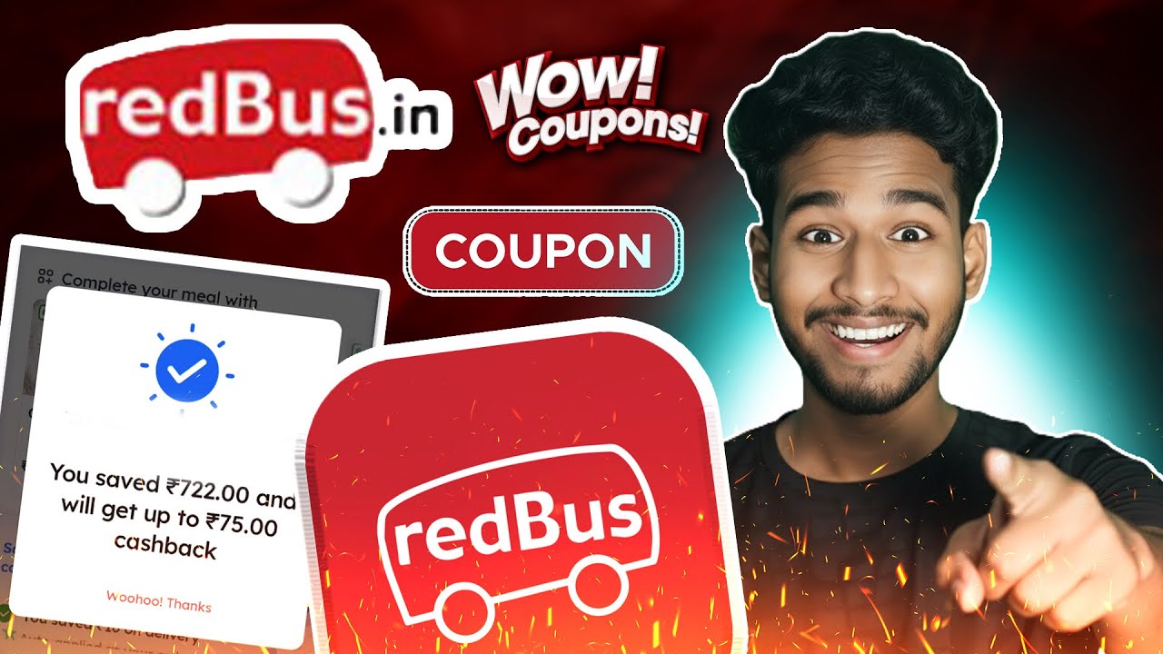 🚌 RedBus Coupon Code Today 2025 | Flat ₹700 OFF 💥 Best Bus Ticket Deals ...