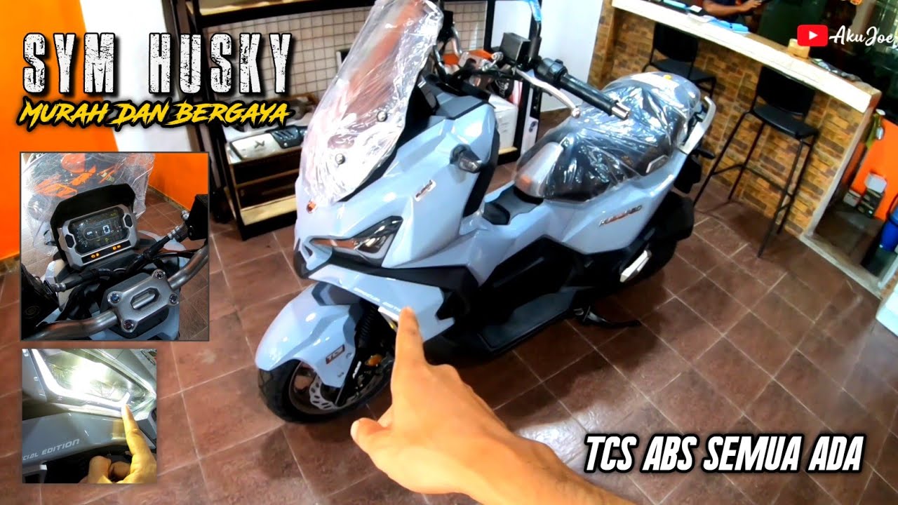SYM Husky Scooter Permulaan Lengkap @akujoe - YouTube