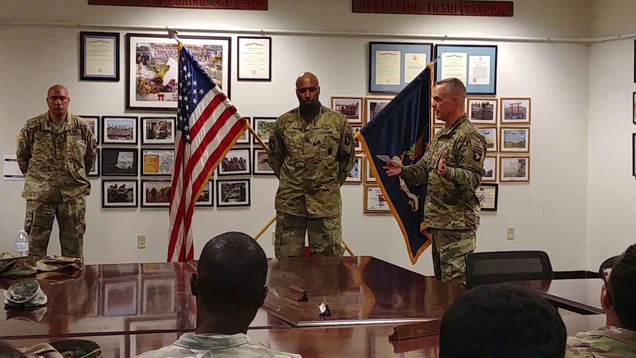 SFC Andrus is presented The Ancient Order of Saint Christopher - YouTube