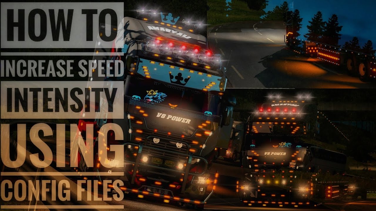 How to increase truck speed limit in Euro Truck Simulator 2 by using ...