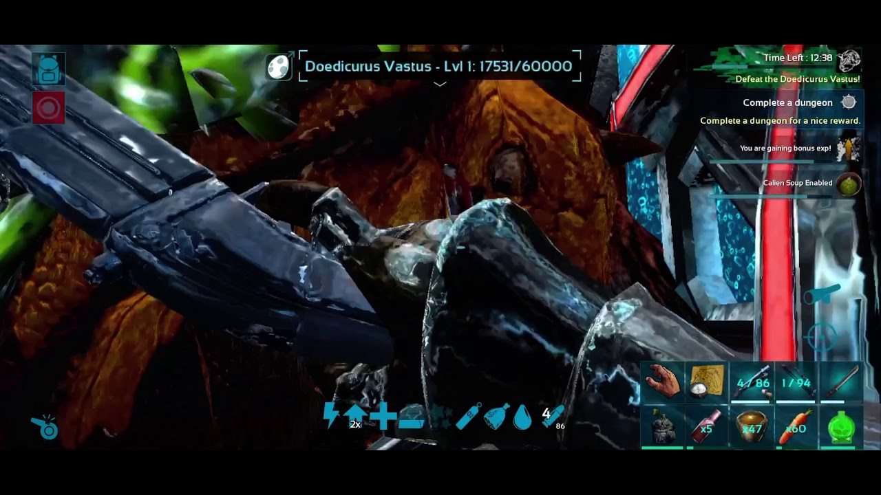 Doedicurus Vastus! ARK Mobile Dungeon Boss - YouTube