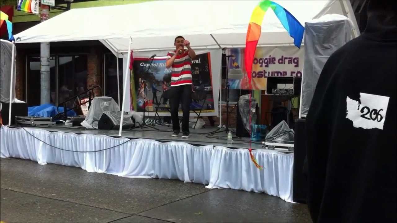 Capitol Hill Pride Festival 2012 Marcel Frederick performing - YouTube