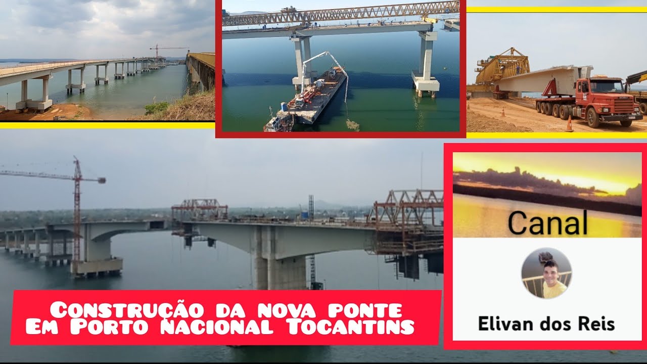 56 Vigas PRE MOLDADAS de 43 metros já FORAM COLOCADAS em toda a ...