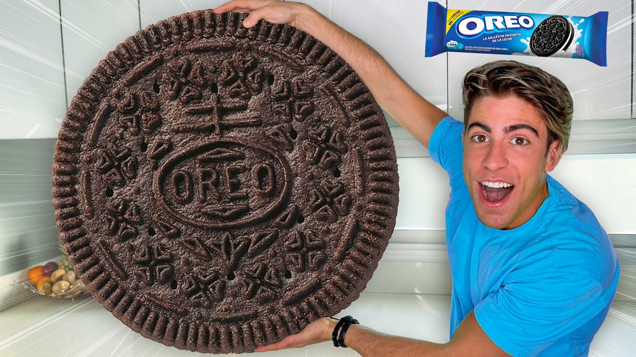 HACEMOS LA GALLETA OREO GIGANTE MAS GRANDE DEL MUNDO !!! - YouTube
