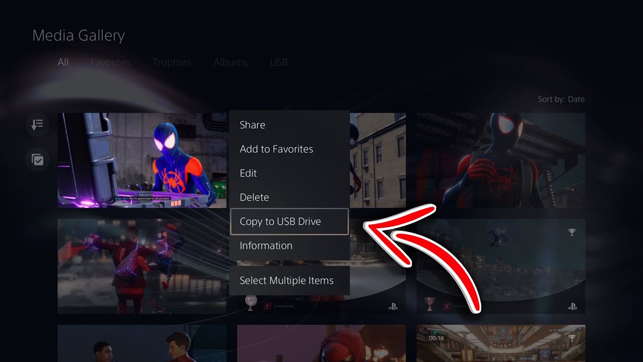 How to Transfer Screenshots & Videos from PS5 to USB Drive! PS5 HOW TO ...