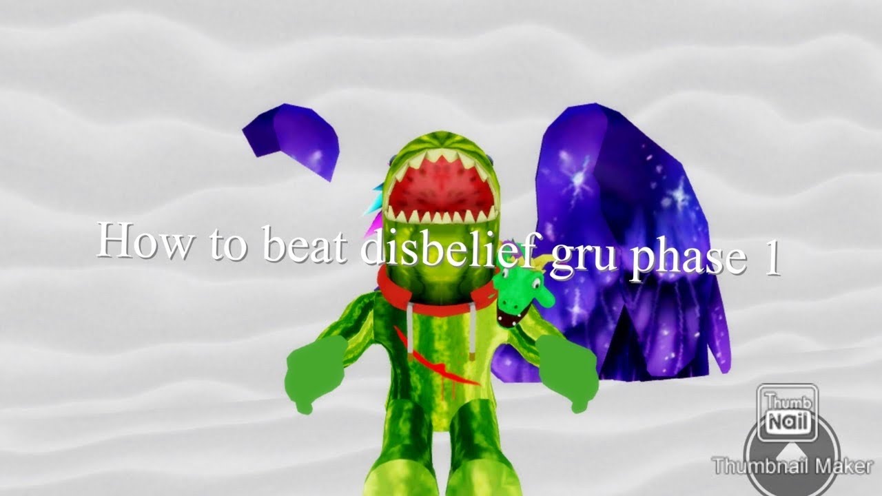 Disbelief gru phase 1 (promise sans) - YouTube