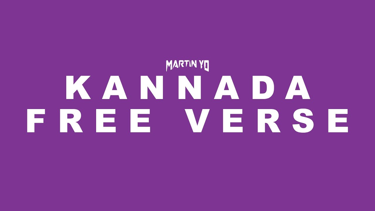 KANNADA RAP - Martin Yo - Kannada Free Verse | Nominated for KIMA ...