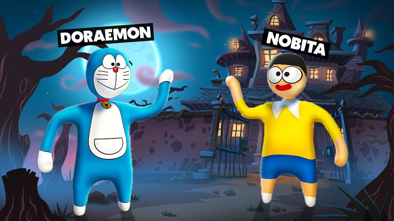 DORAEMON And NOBITA In Haunted House In HFF - YouTube