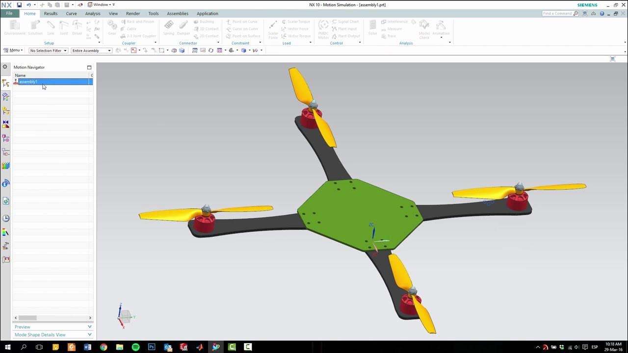 Matlab Simulink NX Drone Quadcopter Parte I - YouTube