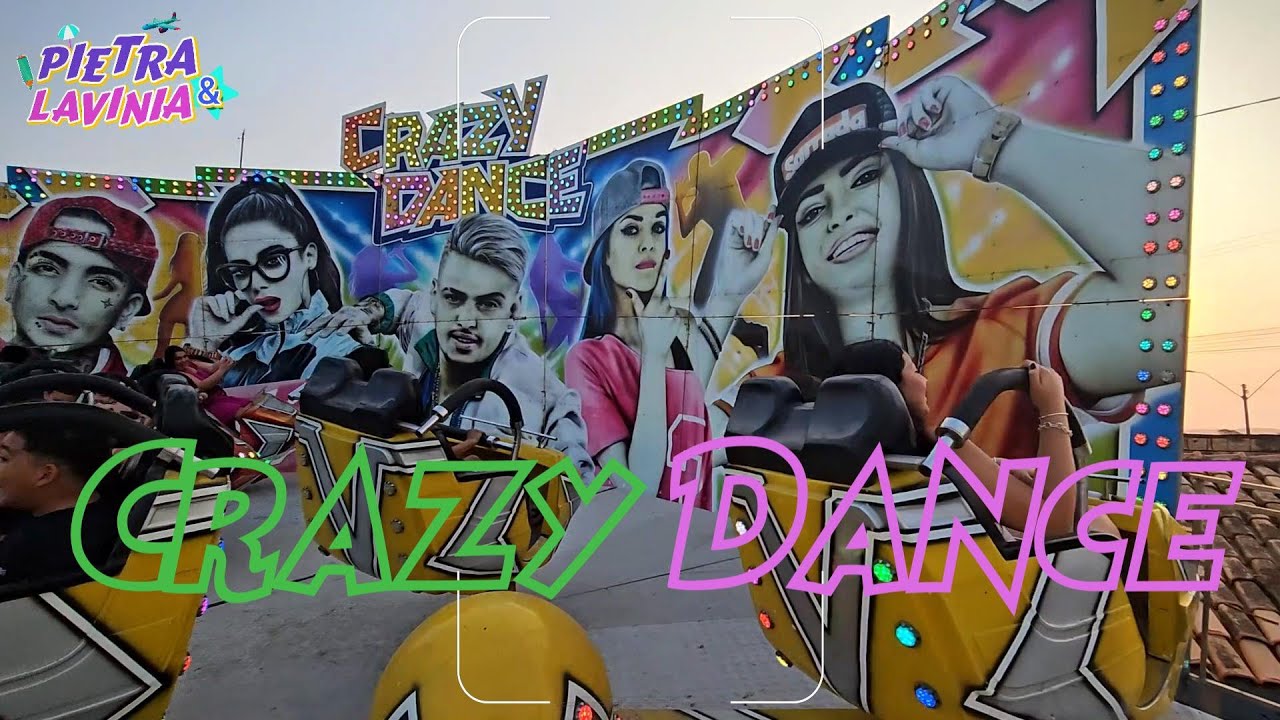 DESAFIO CRAZY DANCE PARQUE DE DIVERSÕES - PIETRA E LAVÍNIA - YouTube