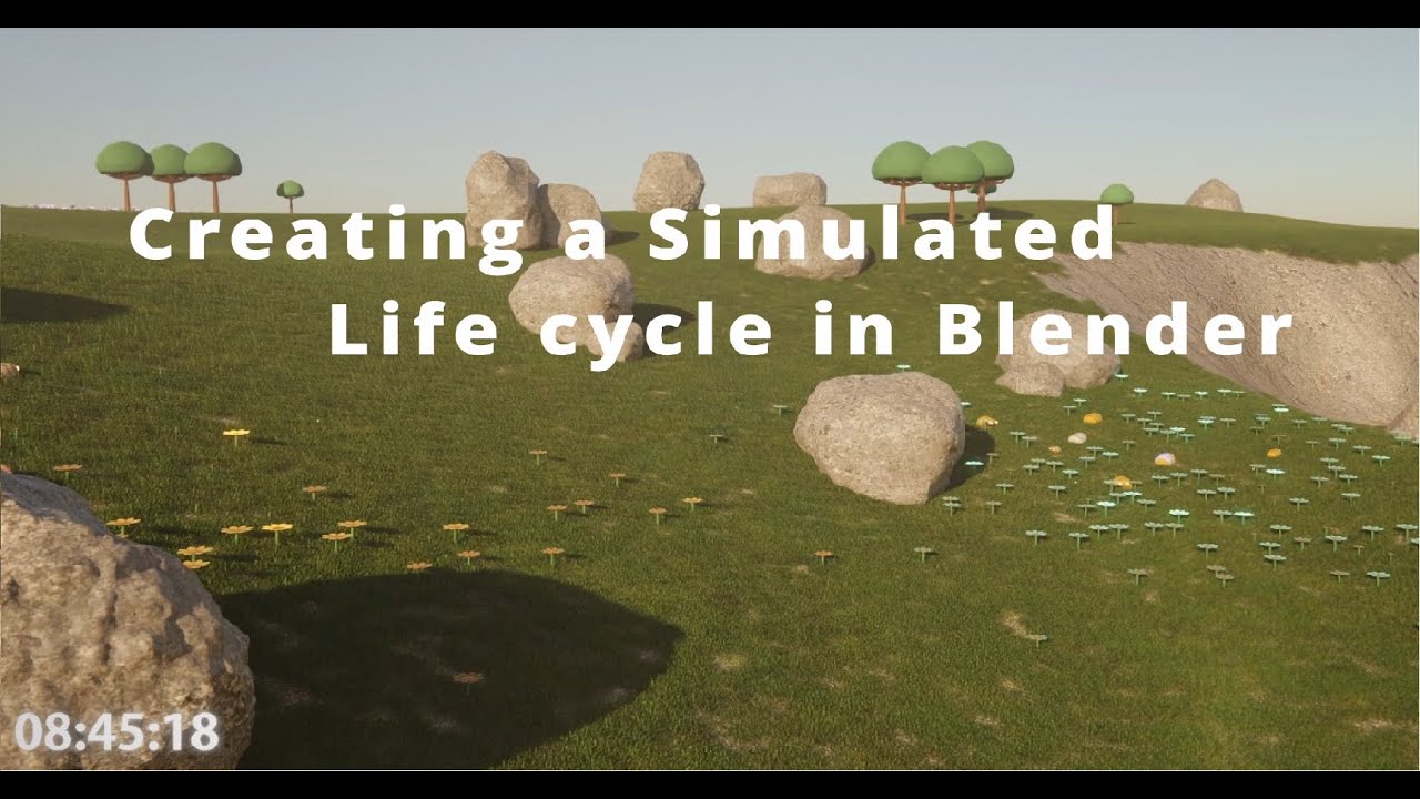 Creating a Mini-Life Simulation in Blender Simulation Nodes - YouTube