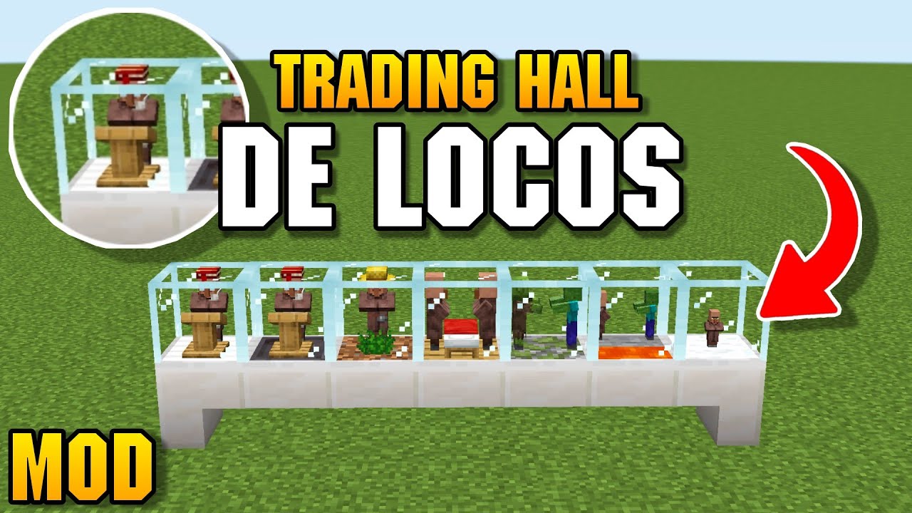 Aldeanos Esclavos 😳 | Trading Hall! MOD para Minecraft 1.18.2 (Easy ...