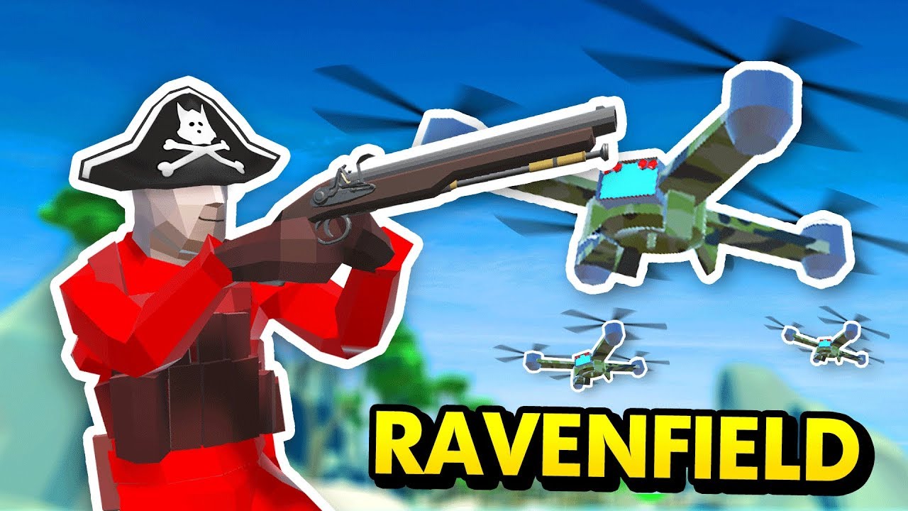 RAVENFIELD PIRATES vs FUTURE DRONES (Ravenfield Funny Gameplay) - YouTube