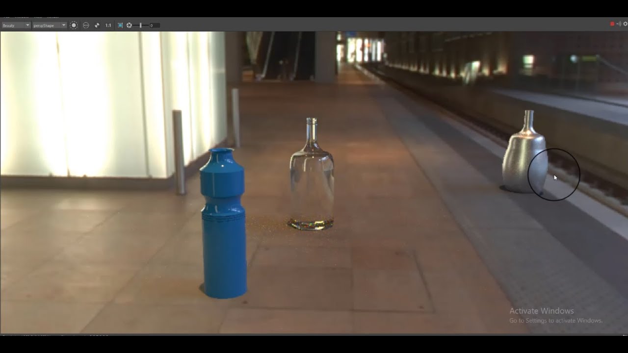 3D Bottle Modeling in Maya - YouTube