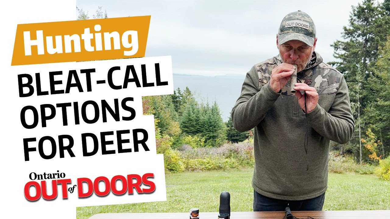 Bleat-call options for deer with Gord Ellis - YouTube