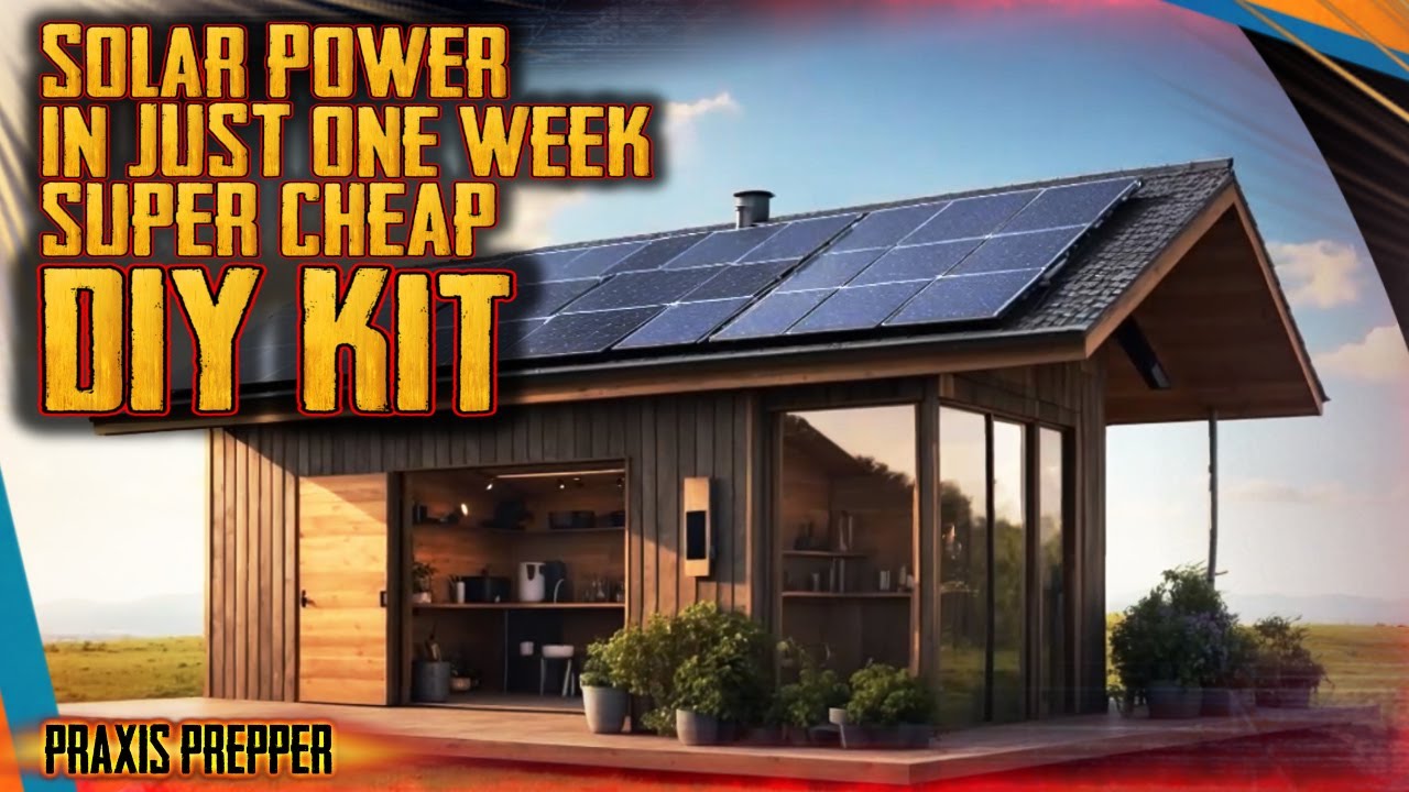 Super Simple DIY Solar Power Kit - Save Thousands of Dollars - YouTube
