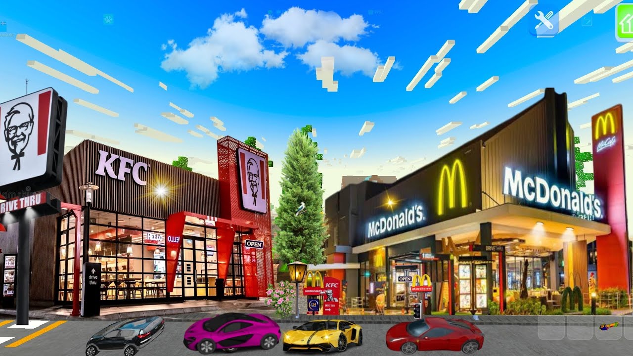 KFC vs McDonald’s – The Ultimate Fast Food Battle in Party Craft ...
