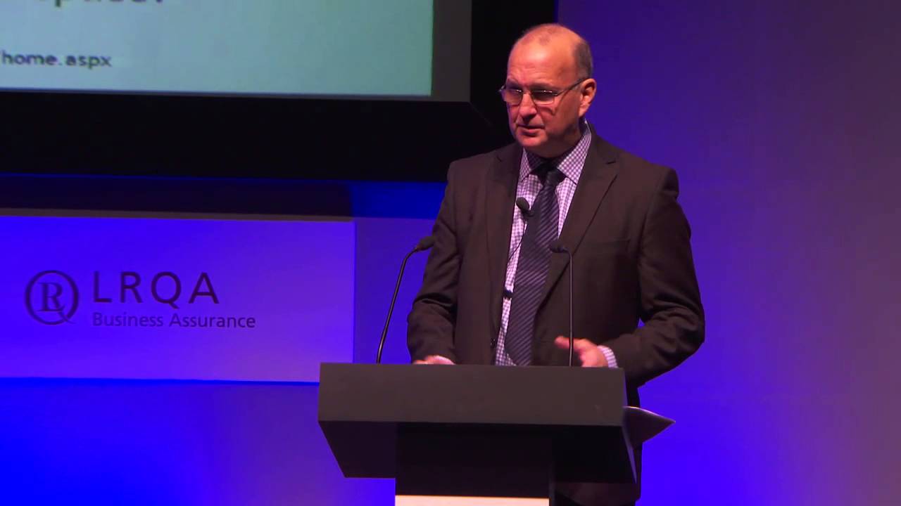 Professor Mike Power speaking at the Business Continuity Institute ...