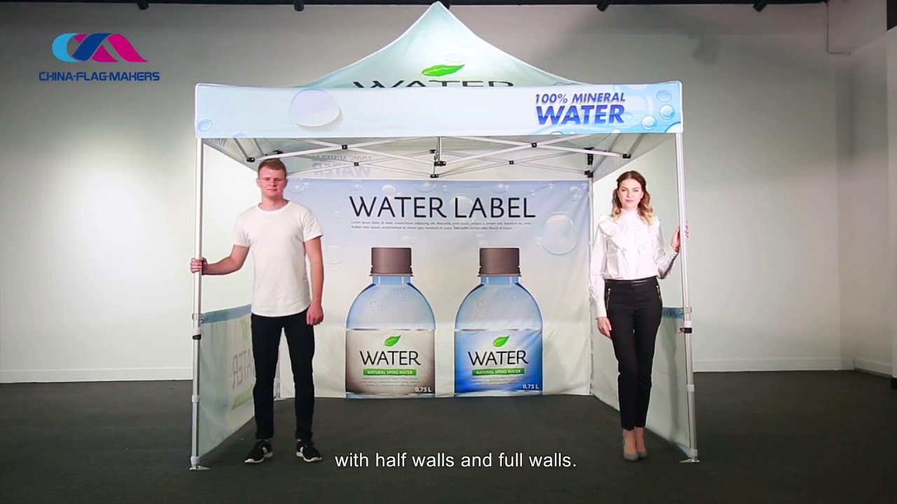 How to Set Up A Custom Canopy Tent? - YouTube