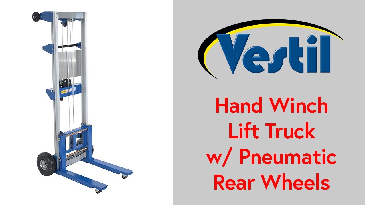 A-LIFT-PN Hand Winch Lift Trucks - YouTube