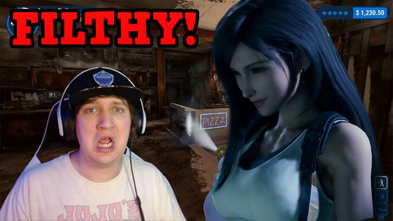 Tifa is DIRTY! SHEESH! - Seventh Heaven FF7 - Powerwash Simulator - YouTube