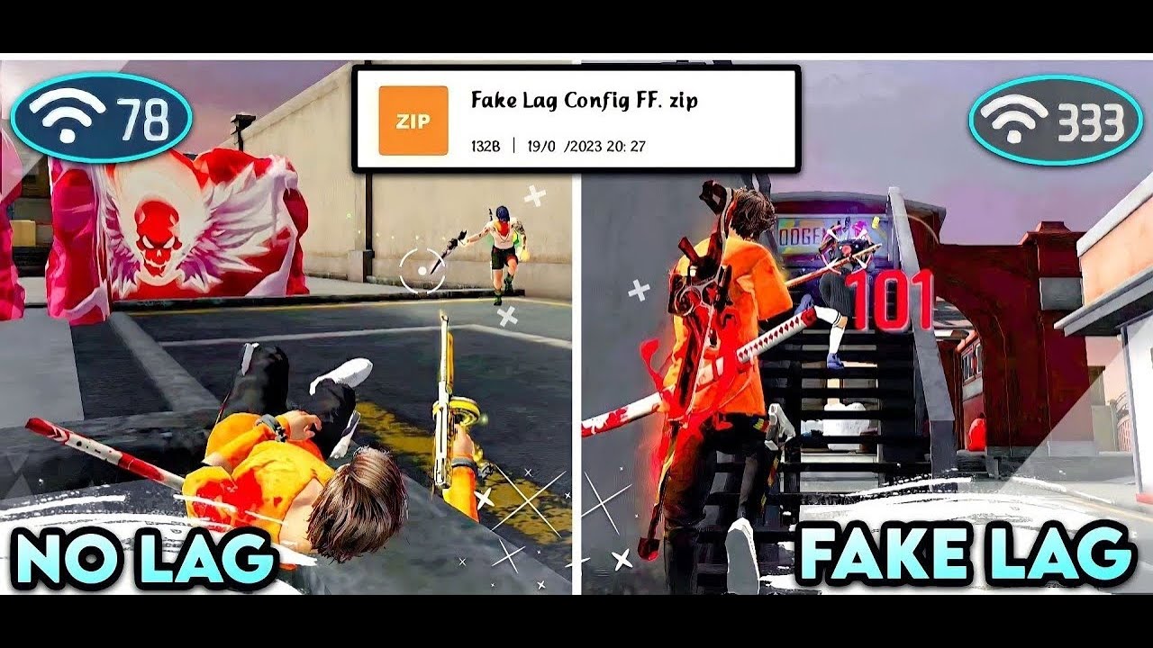 Fake Lag 2023 👑🇧🇷⚠ - YouTube