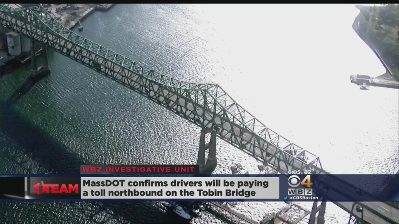 I-Team: Drivers To Pay Northbound Toll On Tobin Bridge - YouTube