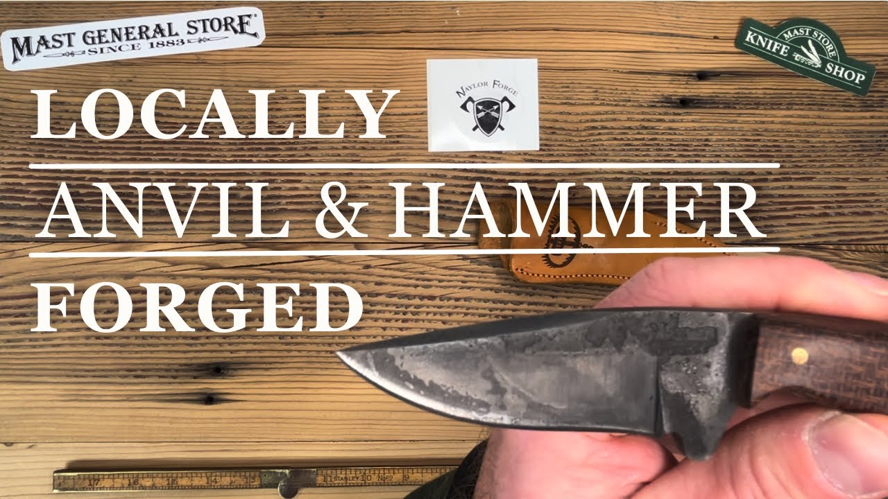 Naylor Forge - Trapper - Hand-Forged EDC Fixed Blade - YouTube