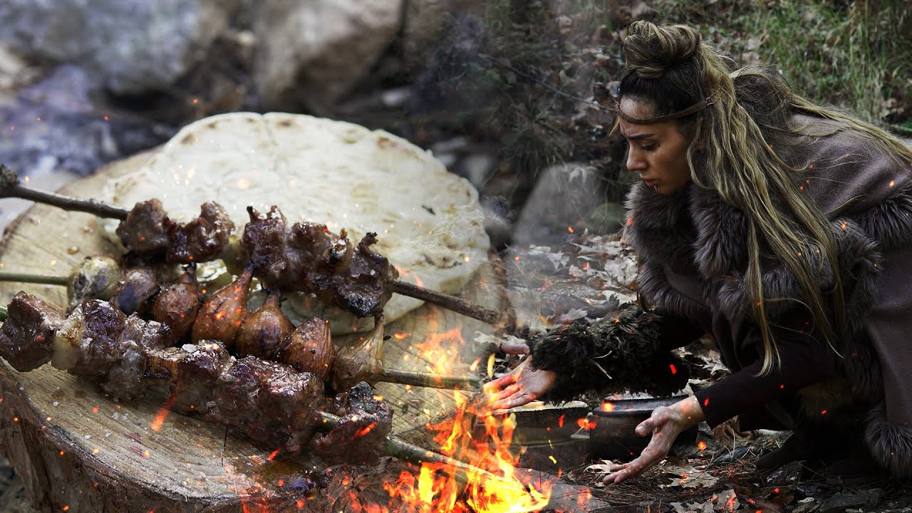 "Ultimate Solo Survival – Wild Meat Cooking in the Mountains!" - YouTube