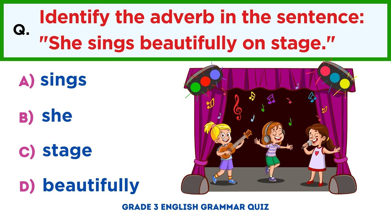 Grade 3 English Grammar Quiz | 25 Tricky Questions | Only 1% Can Pass ...