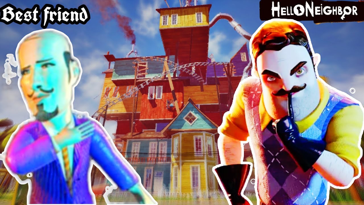 Help Me To Solve The Mystery Of HELLO NEIGHBOR Best Friend | Techno ...