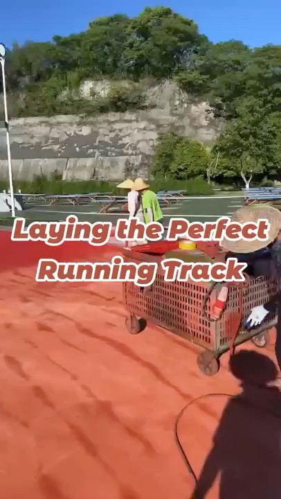 Laying the Perfect Running Track - YouTube